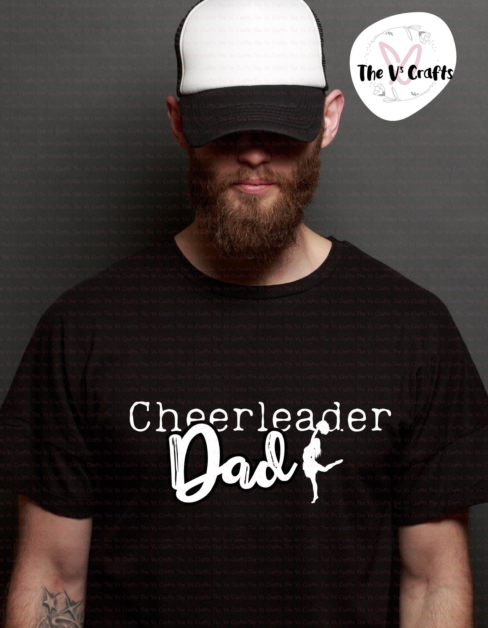 DIGITAL Cheerleader Dad (01) - PNG – The Vs Crafts